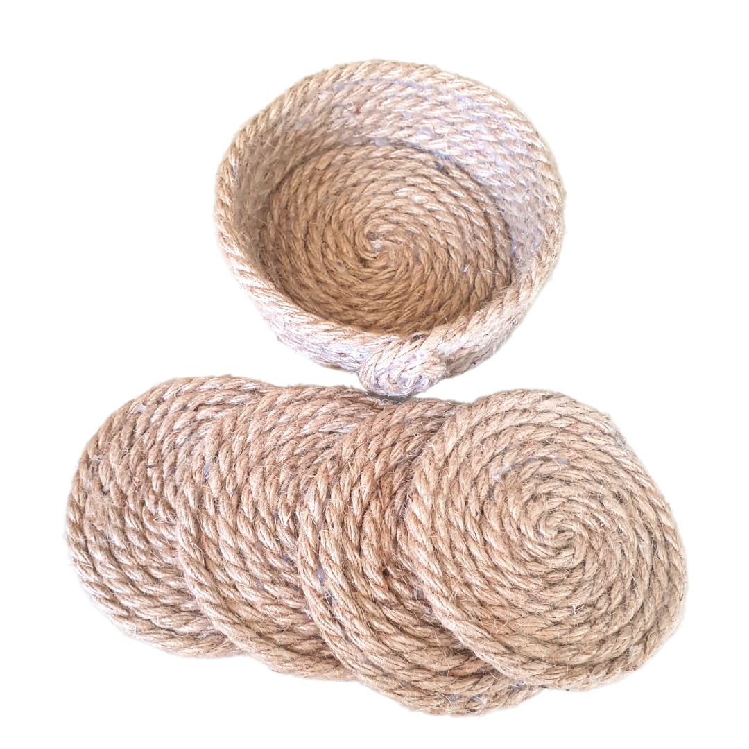 Coasters - Hemp Homeware - The Strange Apothecary